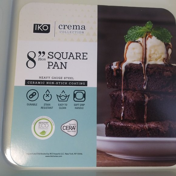 IKO | Kitchen | Nwt Iko Crema Collection 8square Pan Ceramic Nonstick ...